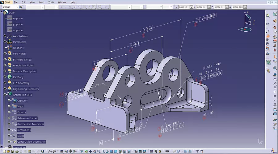 使用 CATIA STEP 交换带有 PMI 或复合材料数据的 3D 模型 - 3DCAD.news 中文