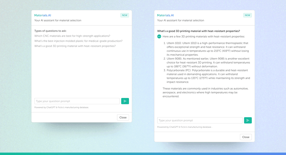 Fictiv Introduces ChatGPT-Powered AI-Assistant for Material Selection - 3DCAD.news